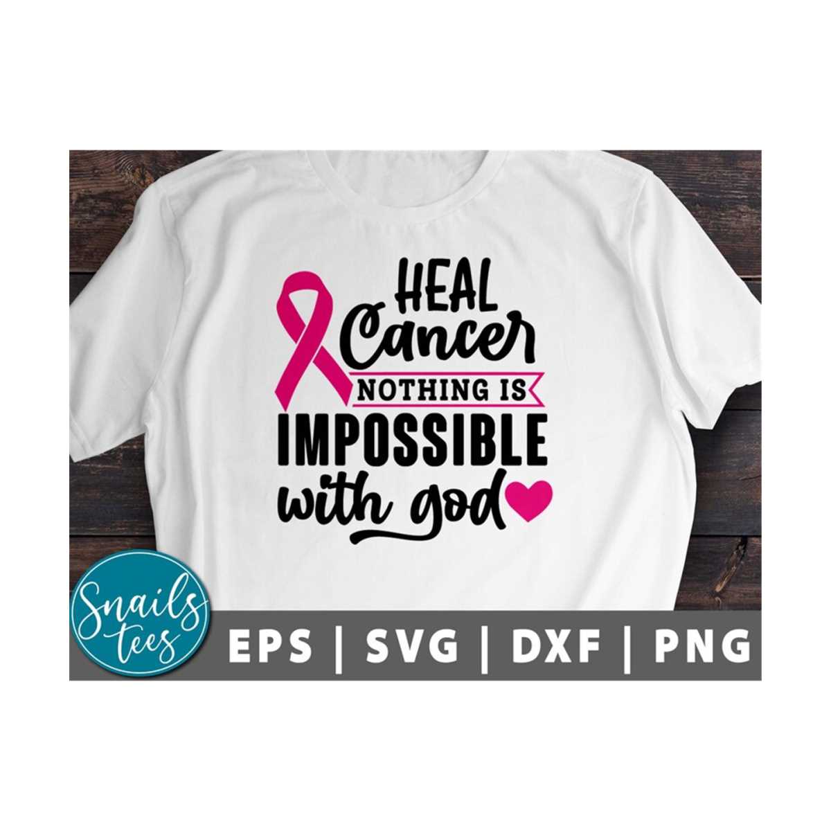 Heal Cancer Svg Png Breast Cancer Awareness Svg Christian Sv | Inspire ...