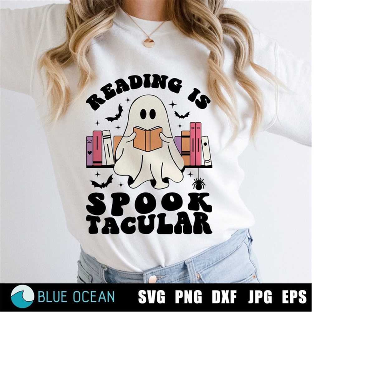 Halloween Teacher SVG, Reading is spooktcular SVG , Read mor | Inspire ...