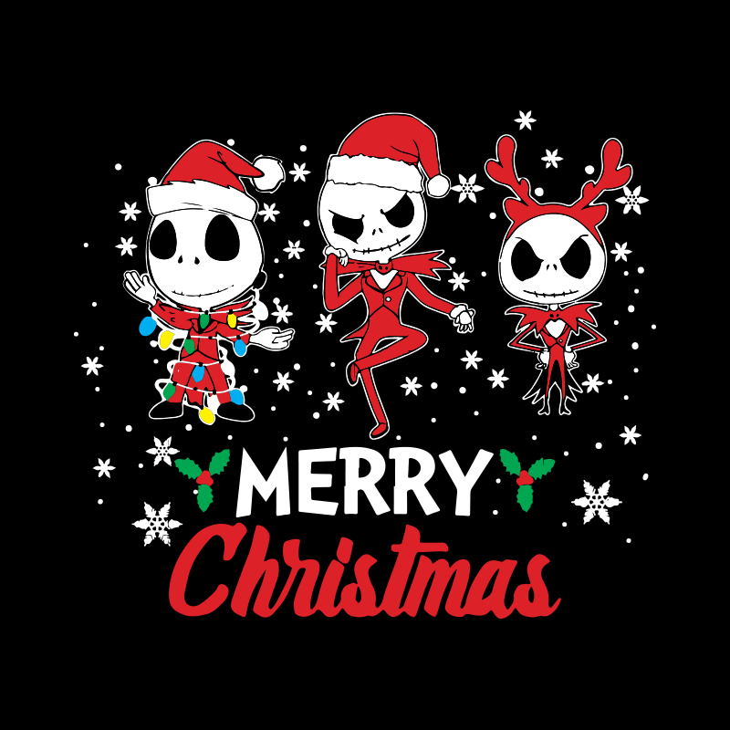 Jack skellington merry christmas svg, png, dxf, eps Christma | Inspire ...