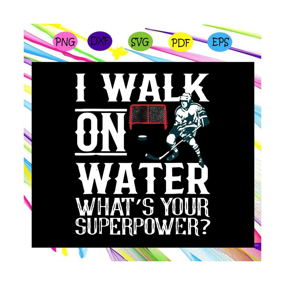I walk on water whats your superpower svg, walk on water svg - Inspire ...