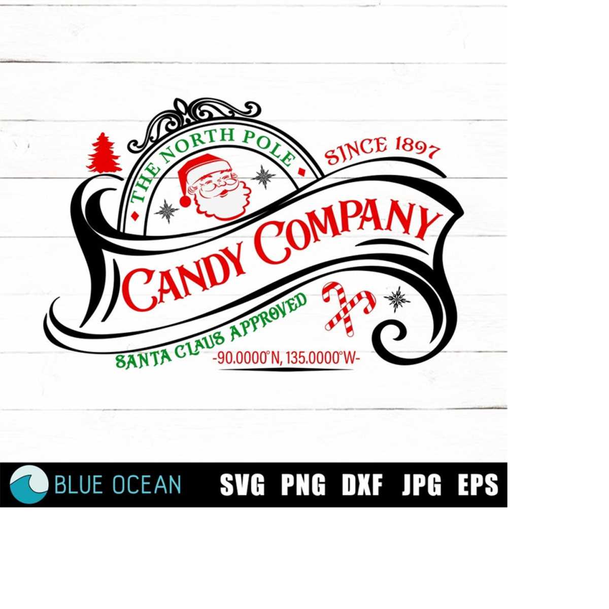 North Pole Candy Company SVG, Candy Company SVG, Chrismtas S - Inspire ...