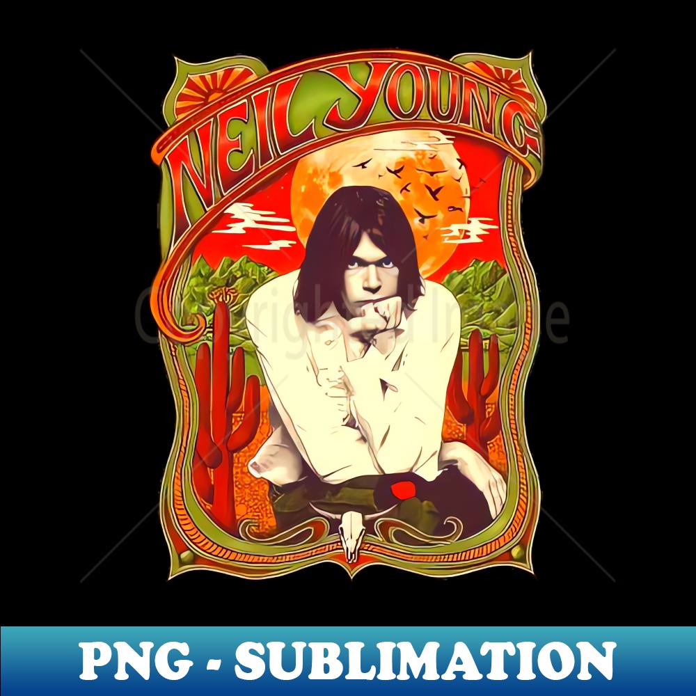 NEIL YOUNG t-shirt - PNG Transparent Sublimation File - Vibr | Inspire ...