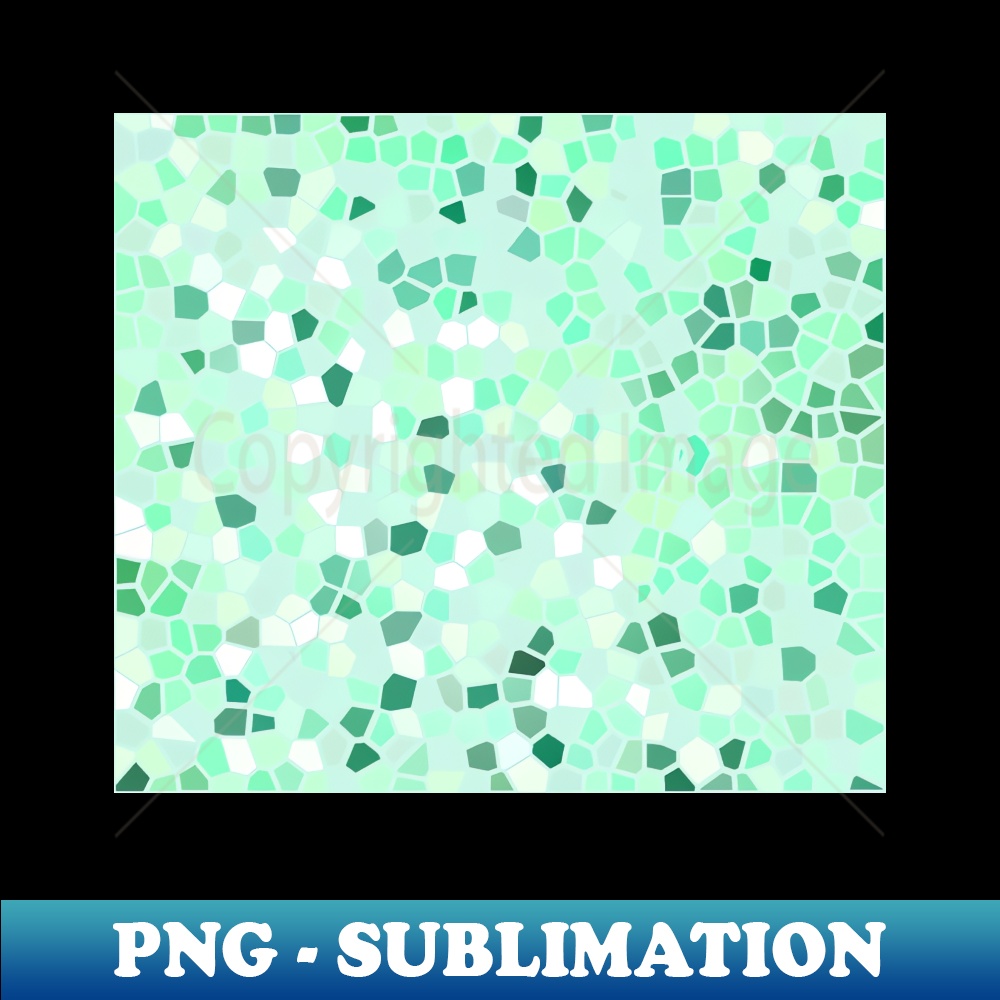 Mint Mosaic - PNG Transparent Sublimation File - Enhance You | Inspire Uplift