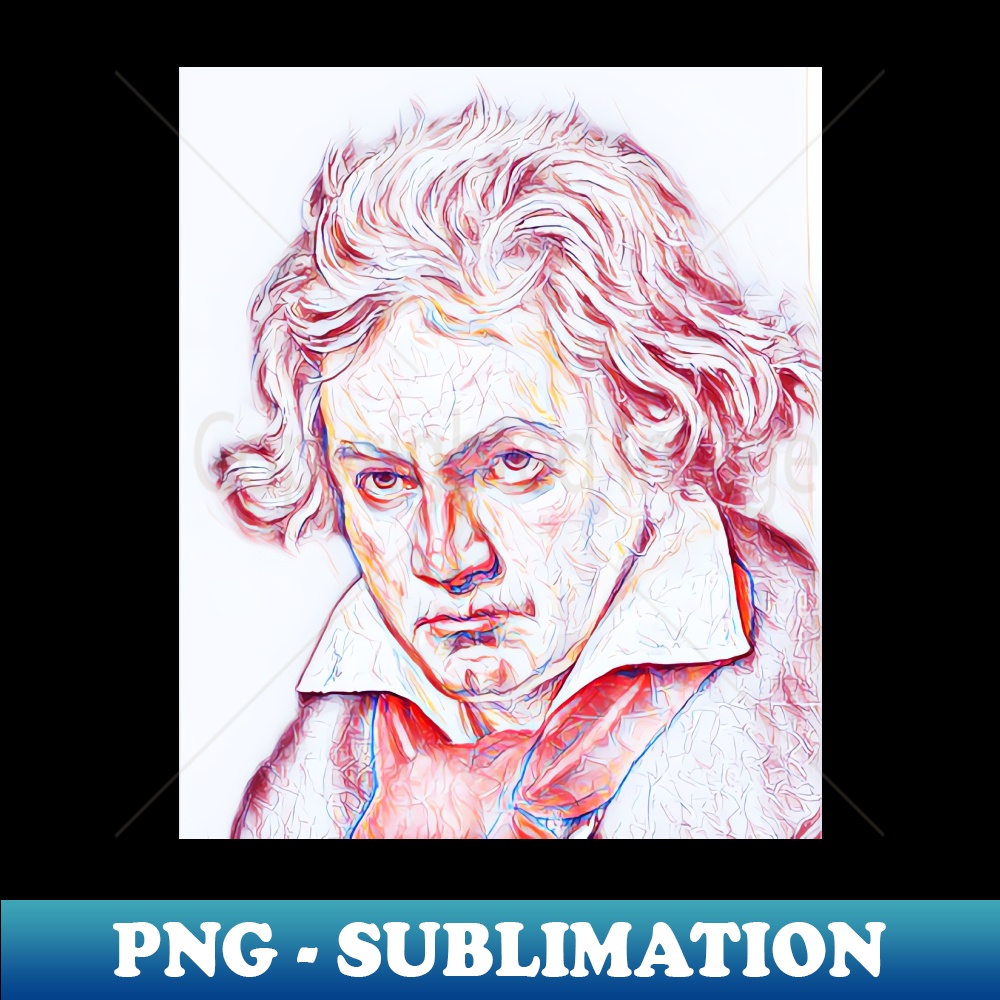 Ludwig van Beethoven Portrait Ludwig van Beethoven Artwork | Inspire Uplift