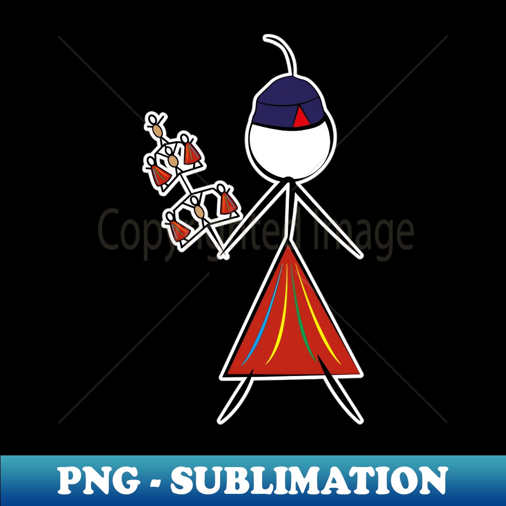 Madeira Island Female Stick Figure inspired by Folklore - Pr - Inspire ...