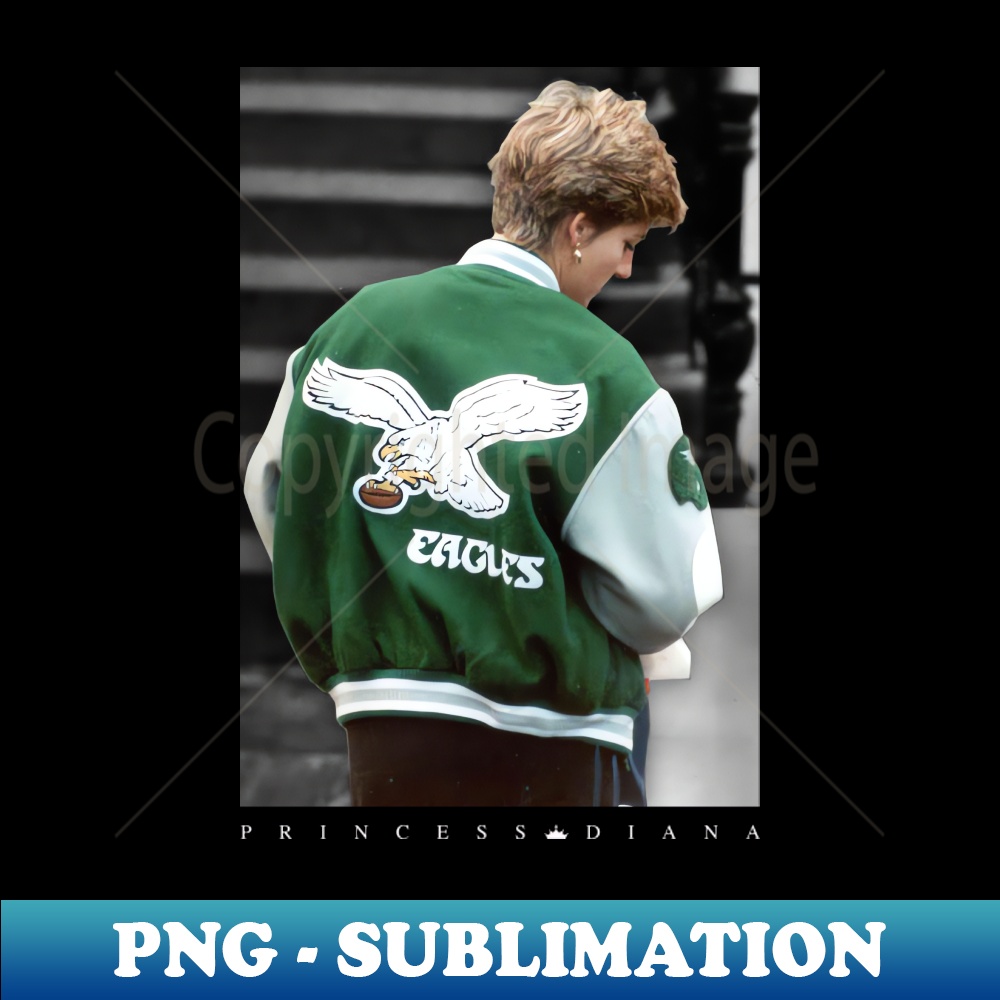 Princess Diana Eagles Jacket - Exclusive Sublimation Digital | Inspire Uplift