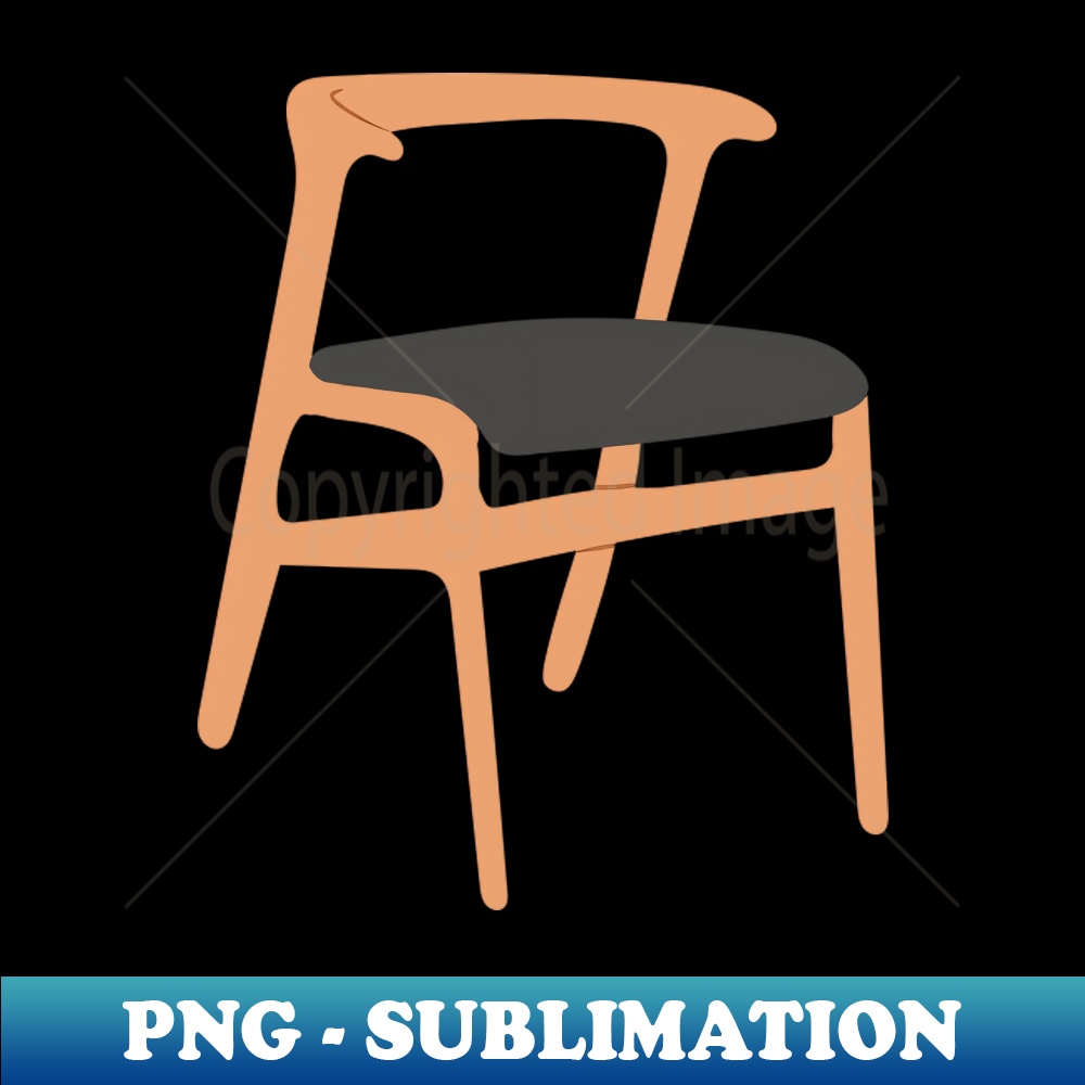 Mid Century Modern Simple Chair Design - High-Resolution PNG | Inspire ...