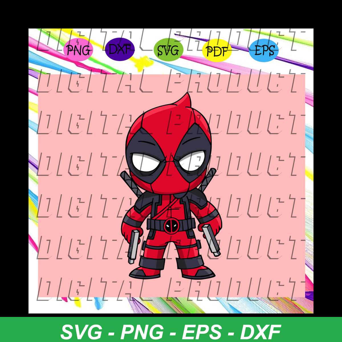 Kawaii deadpool svg, marvel svg, marvel deadpool svg, deadpo | Inspire ...