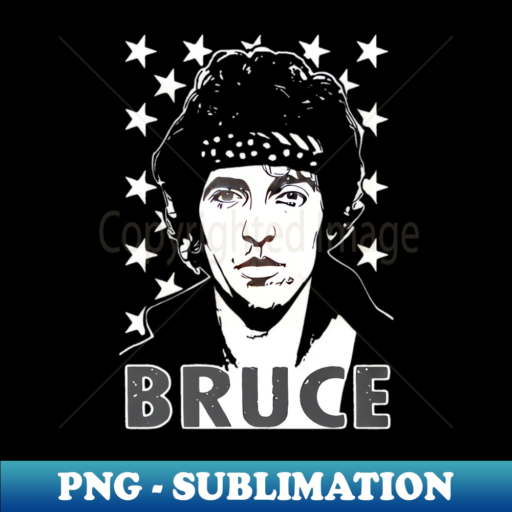 Bruce springsteen 70s vintage - PNG Transparent Sublimation | Inspire ...
