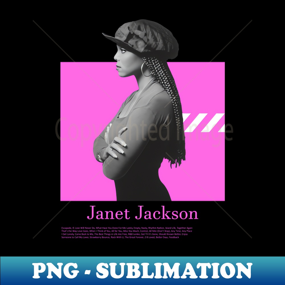 Janet Jackson - PNG Transparent Sublimation File - Unleash Y | Inspire ...