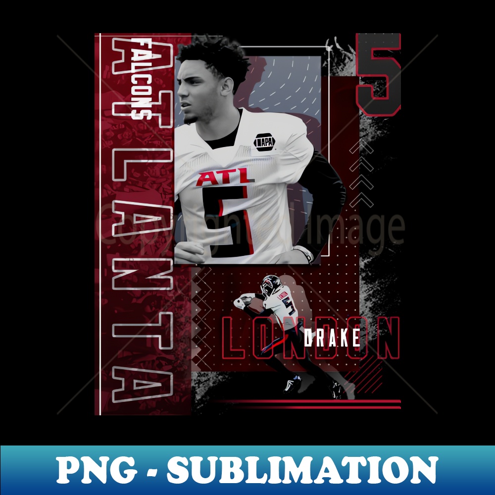 Drake London Football Paper Poster Falcons 2 - Sublimation-R | Inspire ...