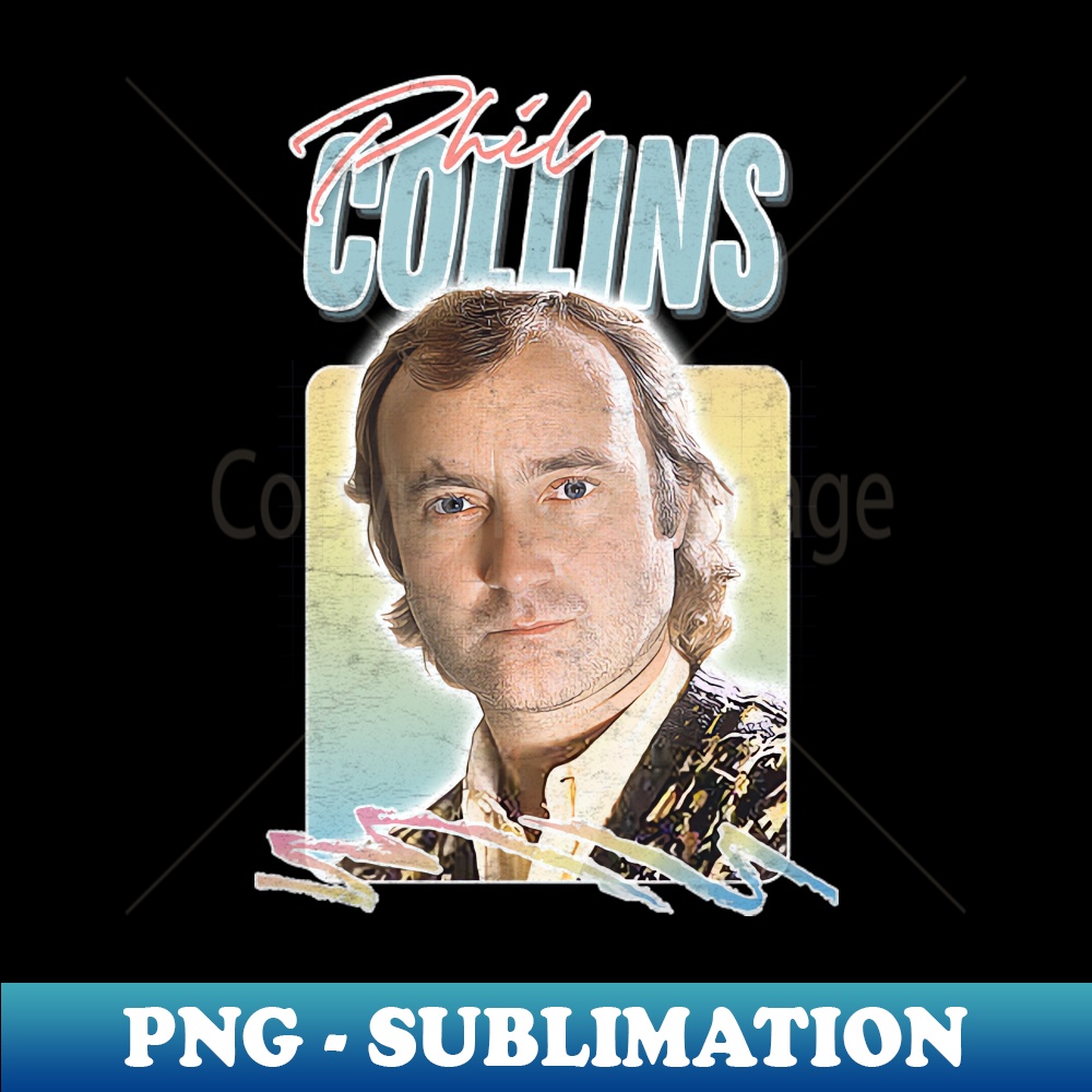 Phil Collins 80s Retro Aesthetic Design - PNG Transparent S | Inspire ...