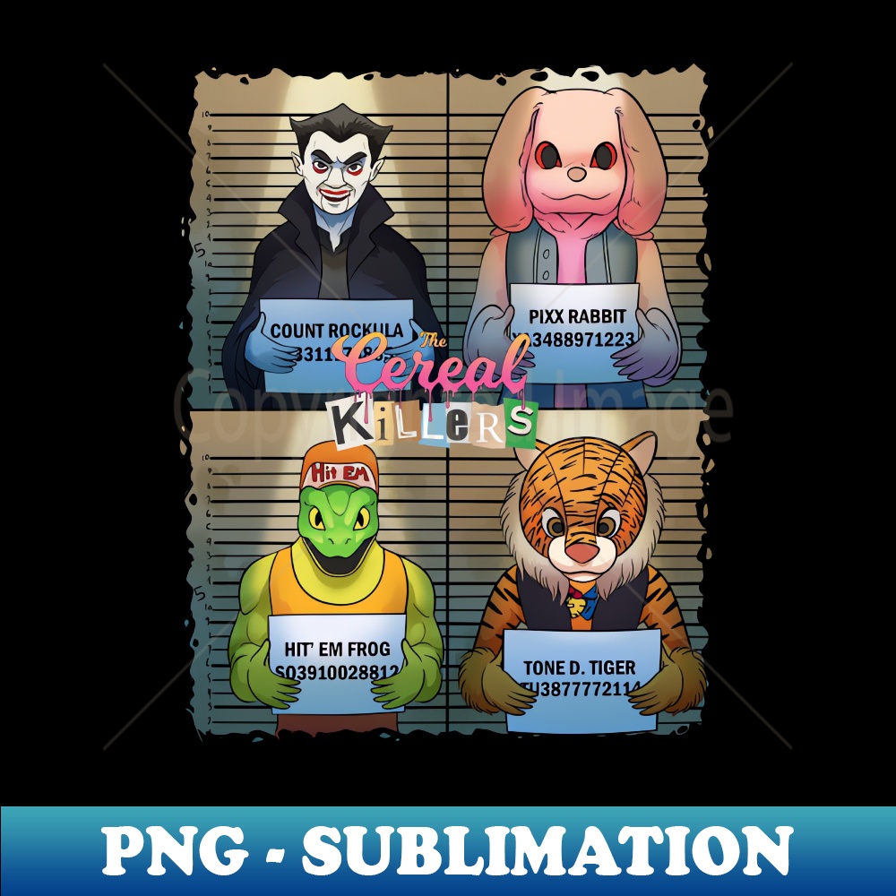 The Cereal Killers Police Lineup - Professional Sublimation | Inspire ...
