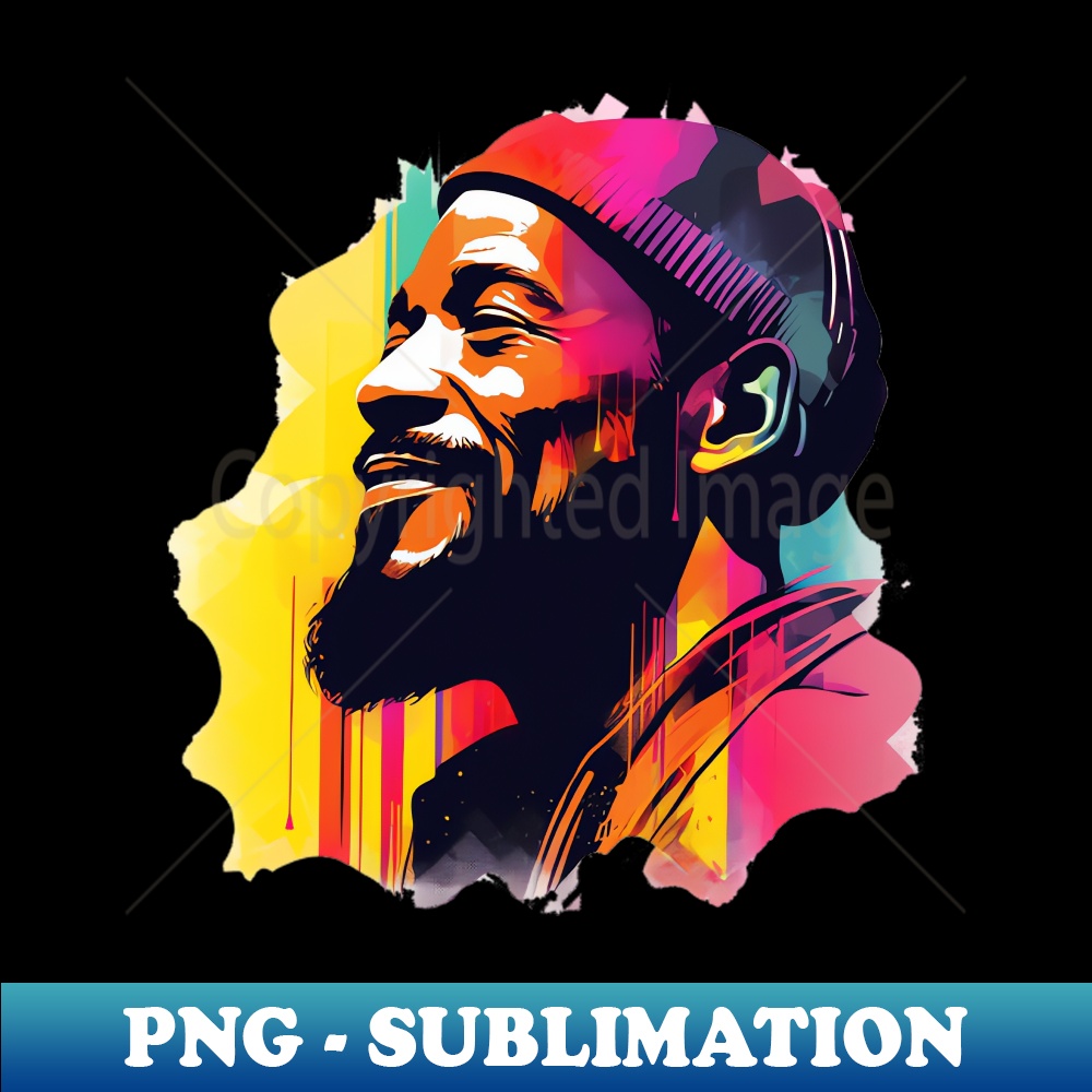 Soulful Marvin Gaye Portrait - Modern Sublimation PNG File - | Inspire ...