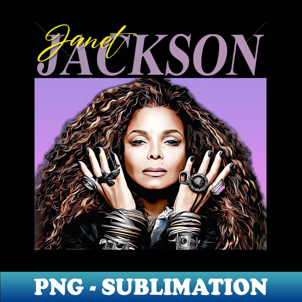 Janet Jackson Unbreakable - Artistic Sublimation Digital Fi | Inspire Uplift