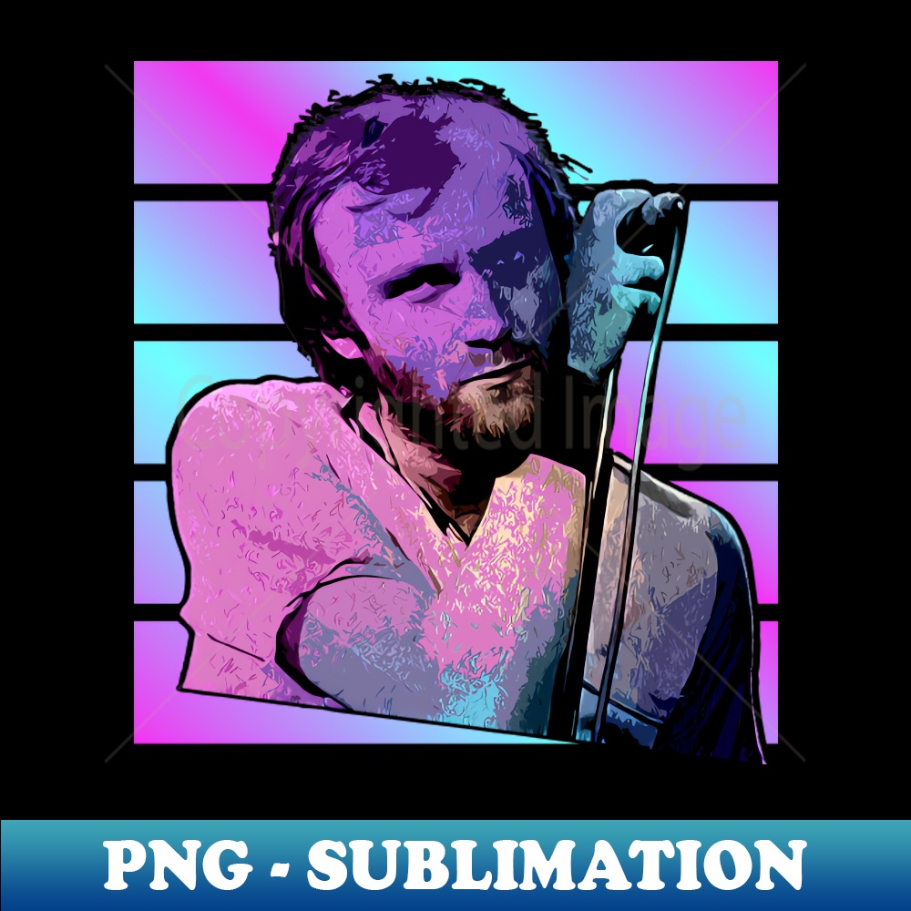 Phil Collins colorful - PNG Transparent Sublimation Design | Inspire Uplift