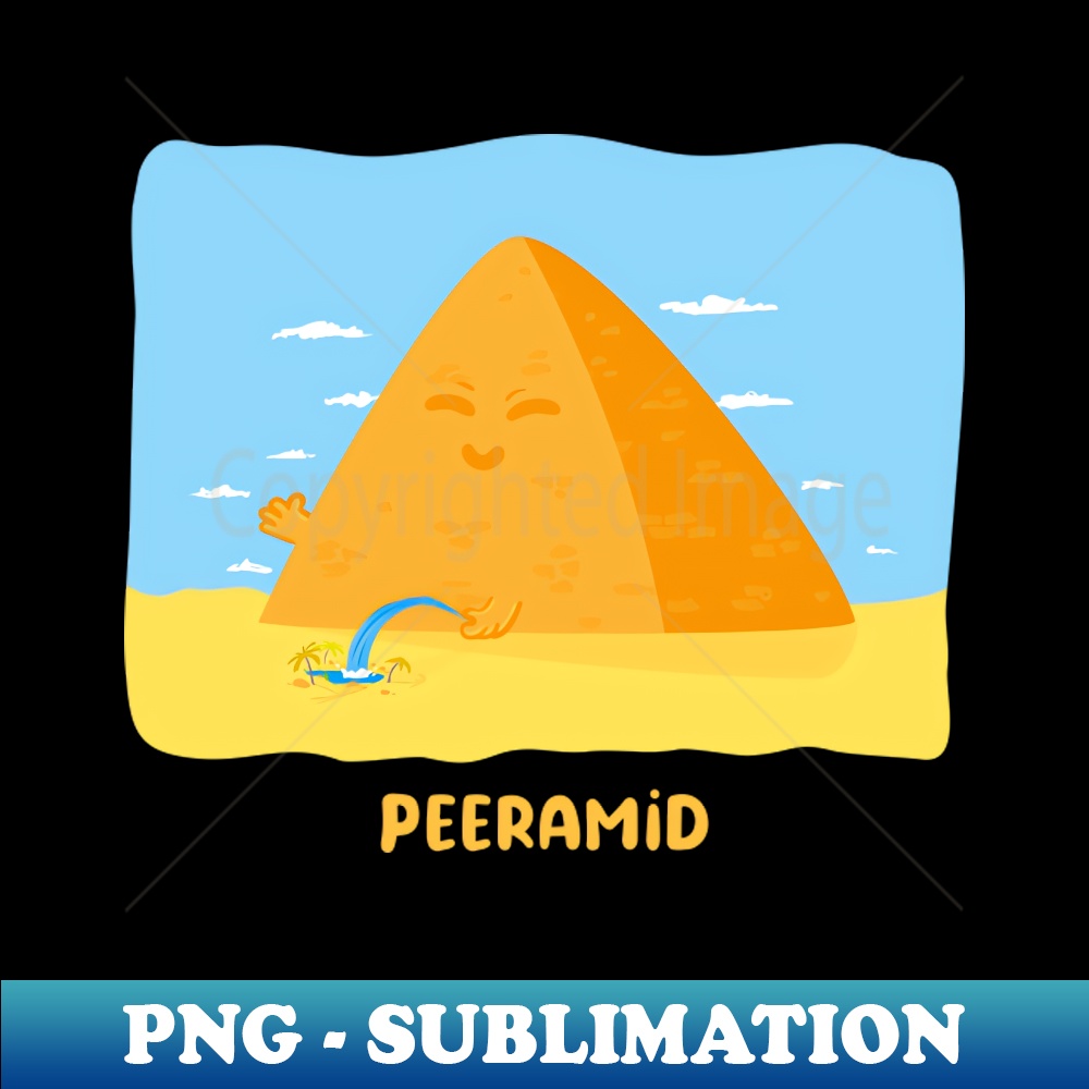 Pee Pyramid - Premium PNG Sublimation File - Unlock Vibrant | Inspire ...