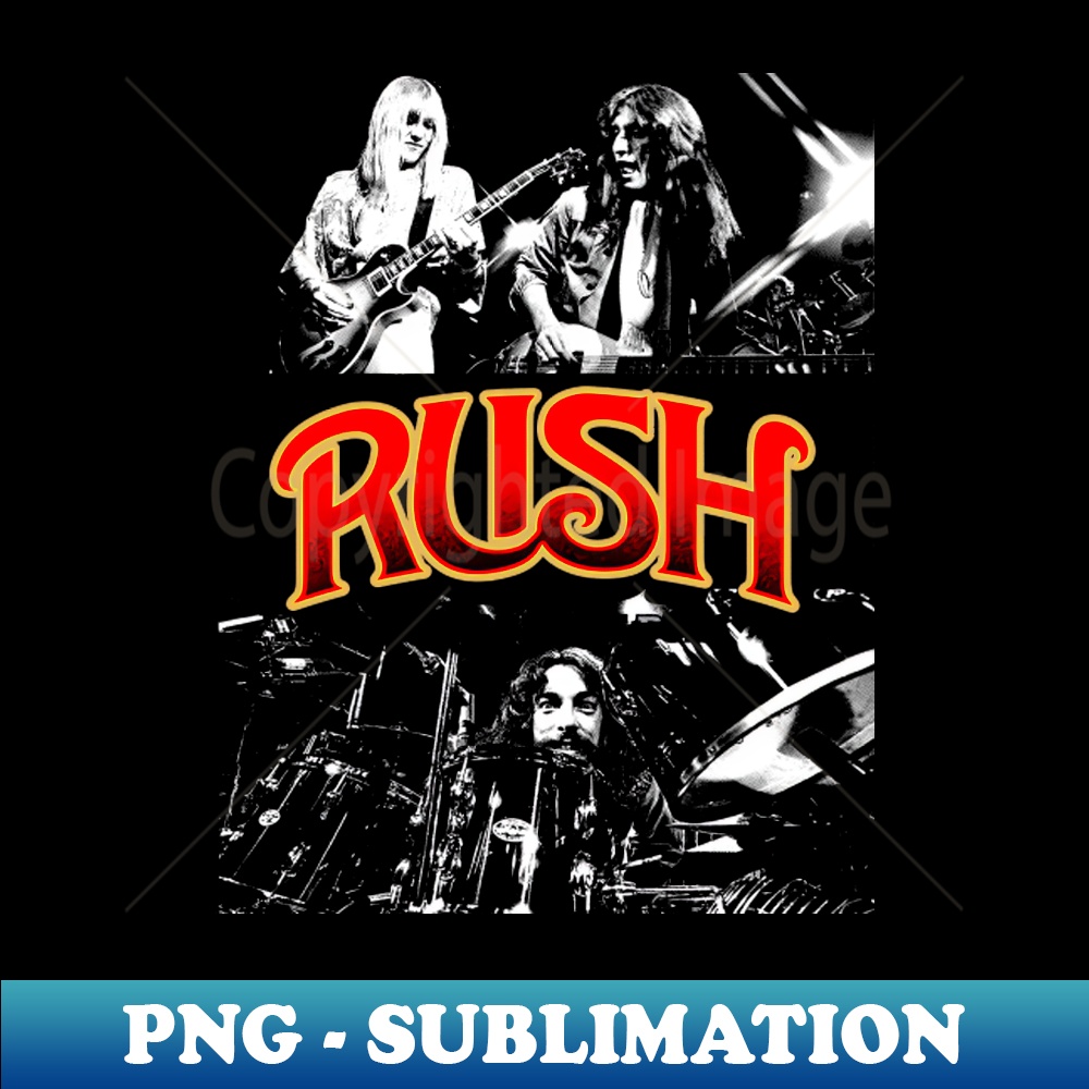 Rush Band - Signature Sublimation PNG File - Perfect for Cre | Inspire ...