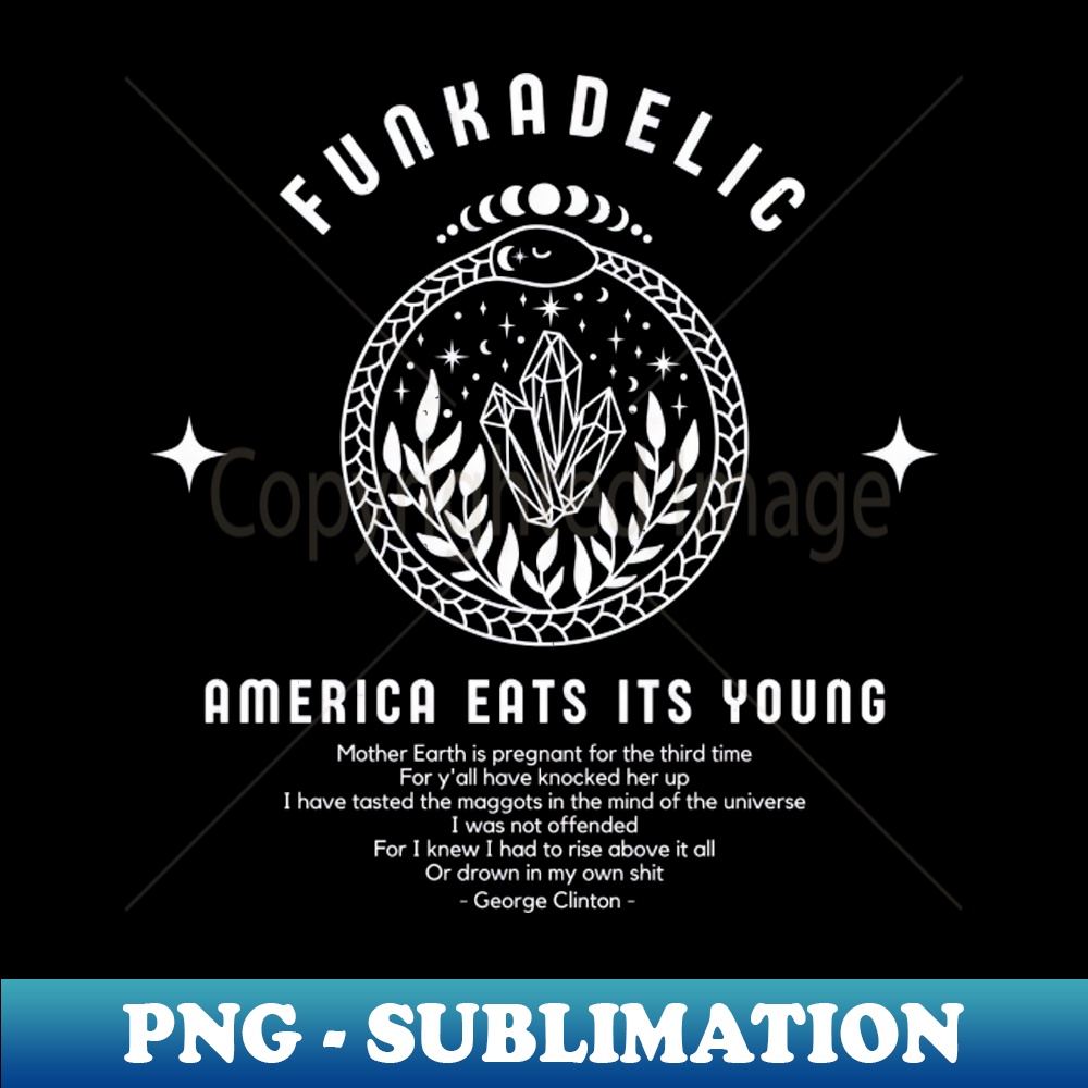 Funkadelic - America Eats its Young Vintage Style Fanart Des | Inspire ...