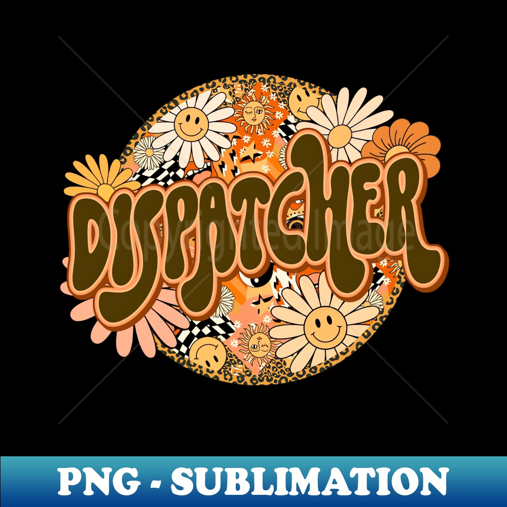 Retro 911 Dispatcher Vintage Design - PNG Transparent Digita | Inspire ...