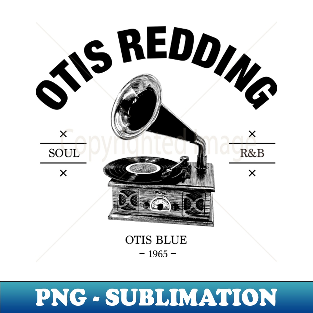 Otis Redding Record Player Logo - Retro PNG Sublimation Digi | Inspire ...