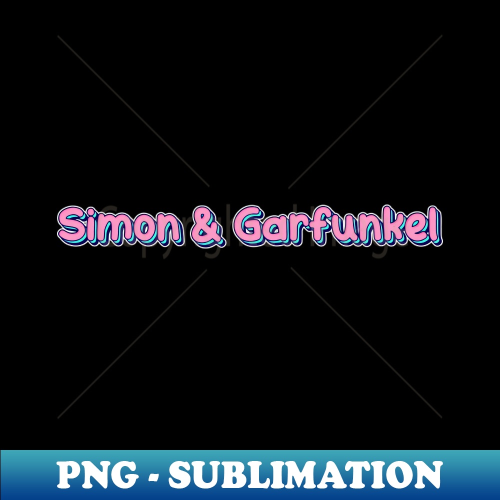 Bookends Simon Garfunkel - Instant Sublimation Digital Down | Inspire Uplift