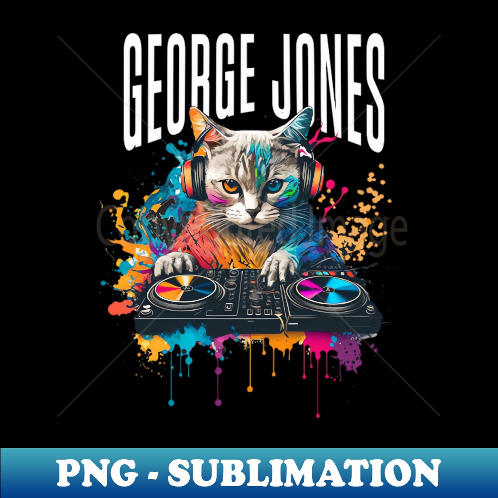 George Jones - Modern Sublimation PNG File - Bold & Eye-catc | Inspire ...