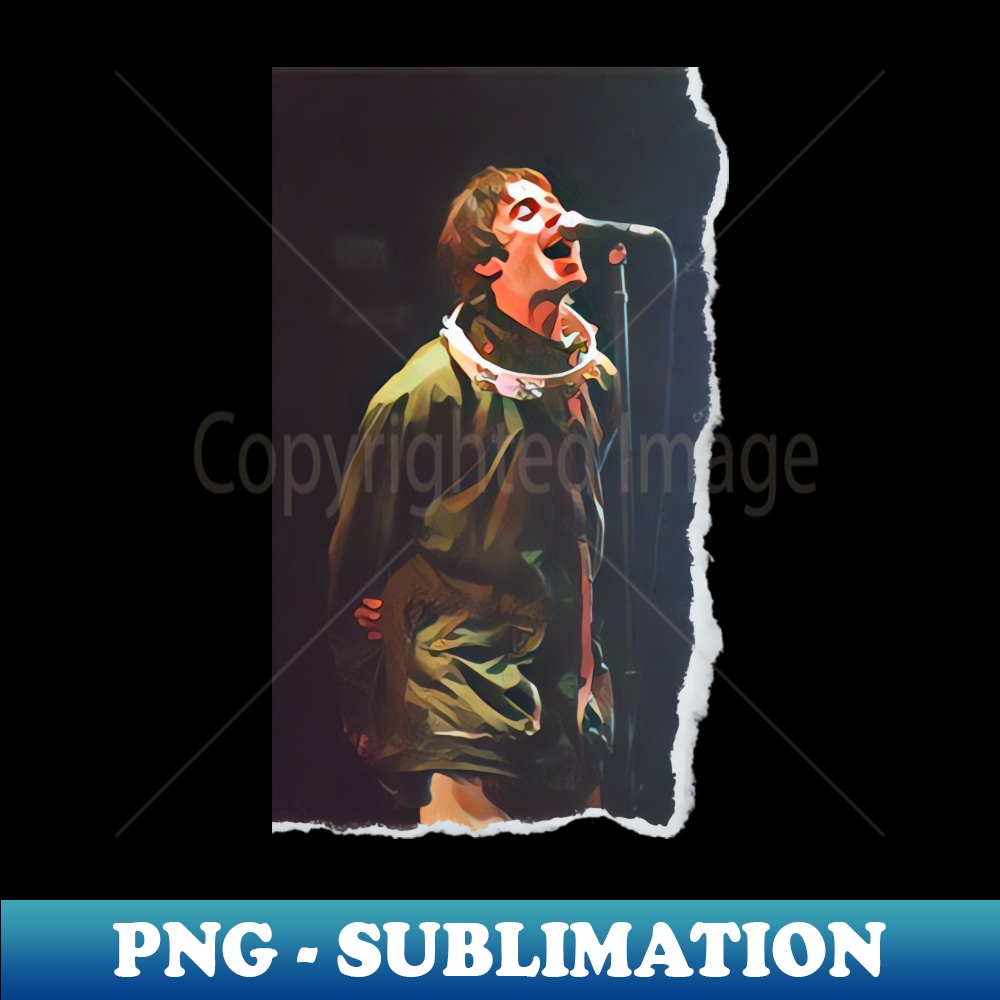 Liam Gallagher Stylized - PNG Transparent Sublimation Design | Inspire ...