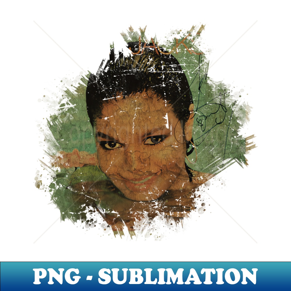 Janet Jackson Brush Design frame - PNG Transparent Digital | Inspire Uplift
