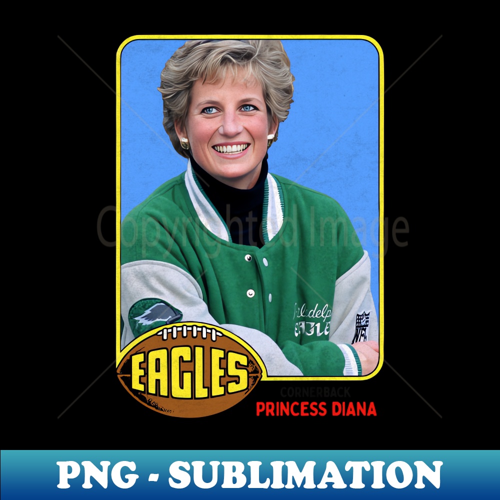 Princess Diana --- Retro Football Card Design - Sublimation- | Inspire ...
