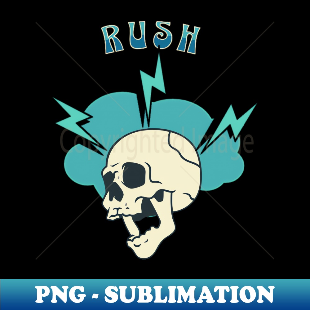 Rush Skull - Exclusive PNG Sublimation Download - Unleash Yo | Inspire ...