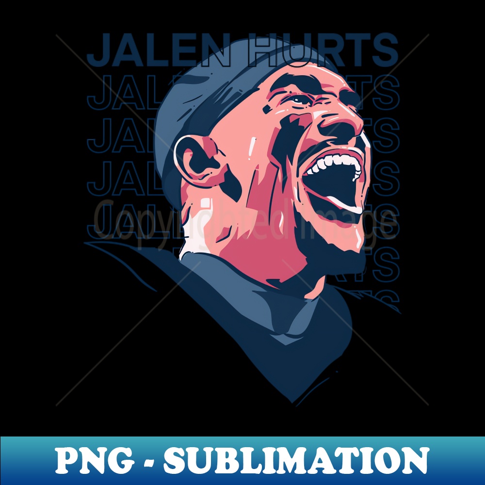Jalen the Phenom Hurts - Sublimation-Ready PNG File - Perfec | Inspire Uplift