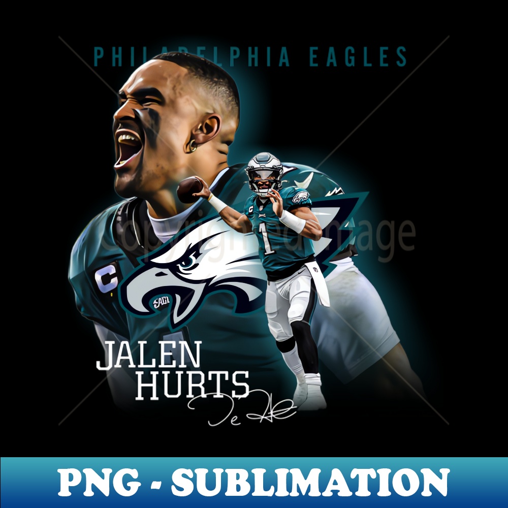 Jalen hurts - PNG Transparent Sublimation File - Fashionable | Inspire Uplift