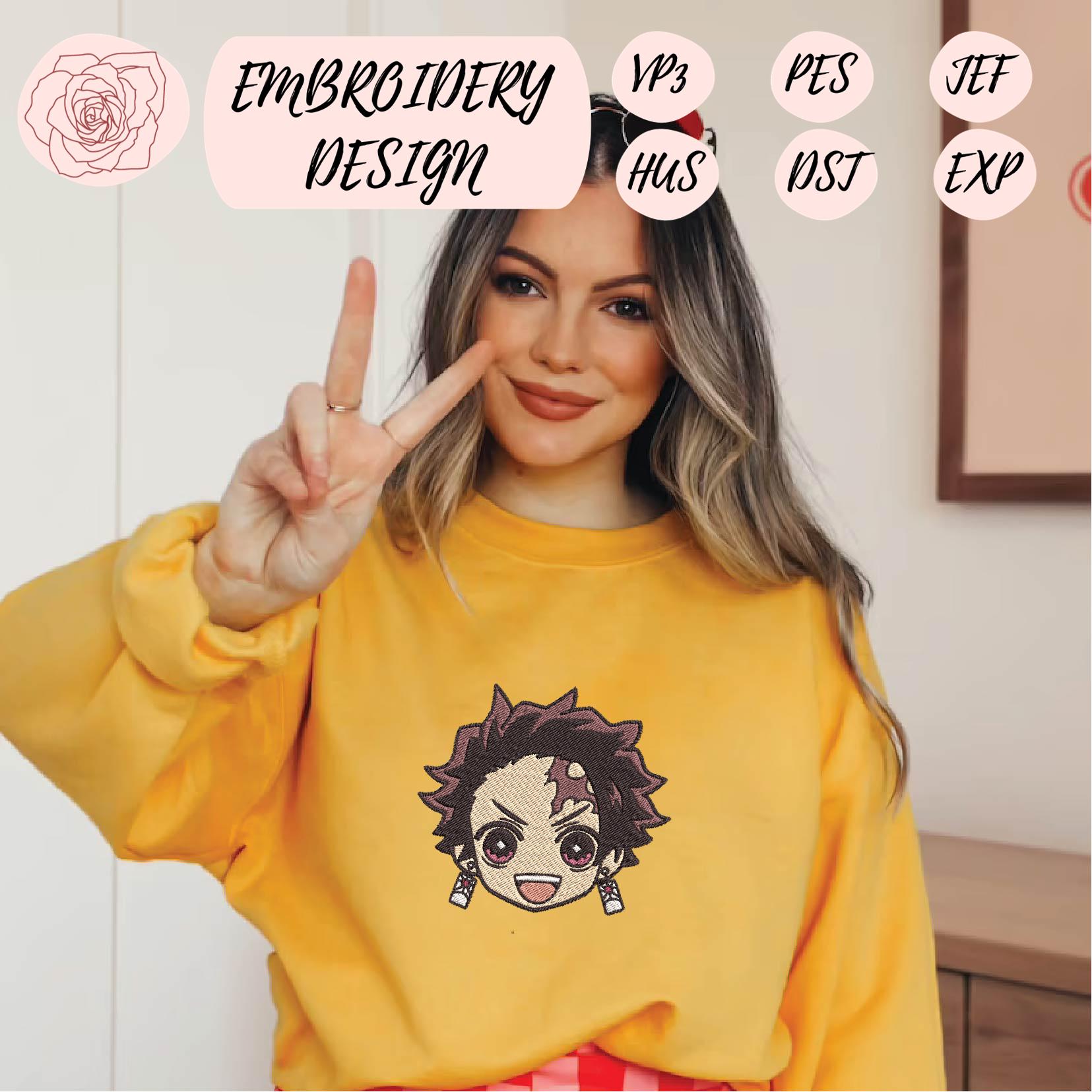 Slayer Anime Embroidery FIles, Anime Embroidery Patterns, A | Inspire ...