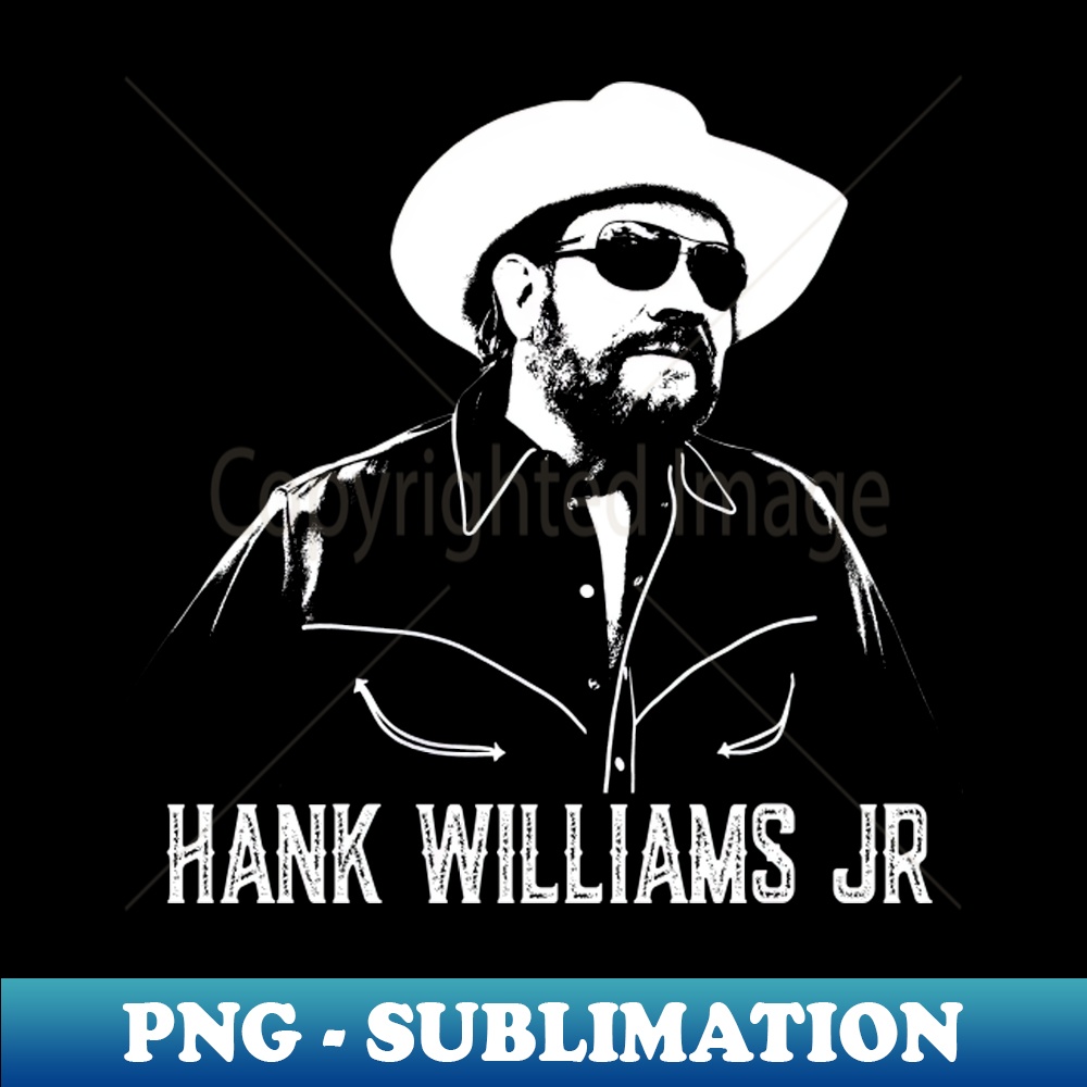 Hank Williams Jr Classic Vintage - PNG Transparent Sublimati | Inspire ...