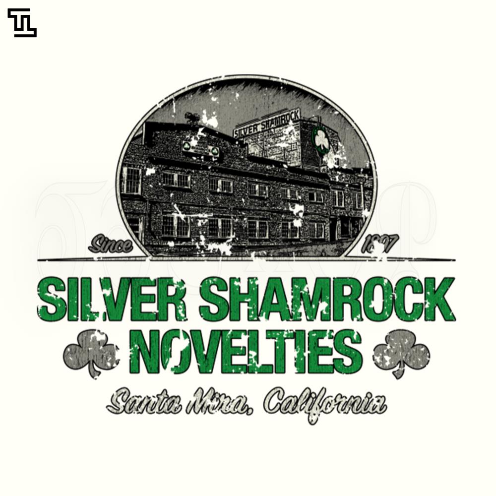 Silver Shamrock Santa Mira Factory Halloween PNG | Inspire Uplift