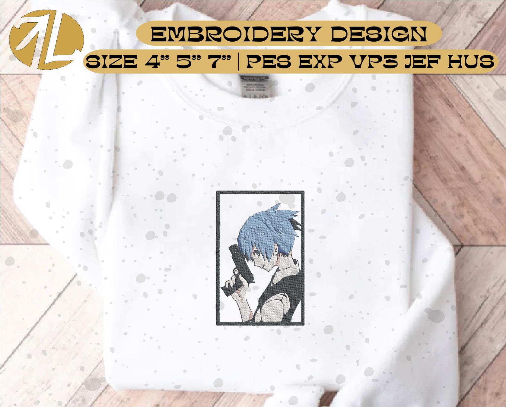 Cute Anime Girl Embroidery Designs, Inspired Anime Embroider | Inspire ...
