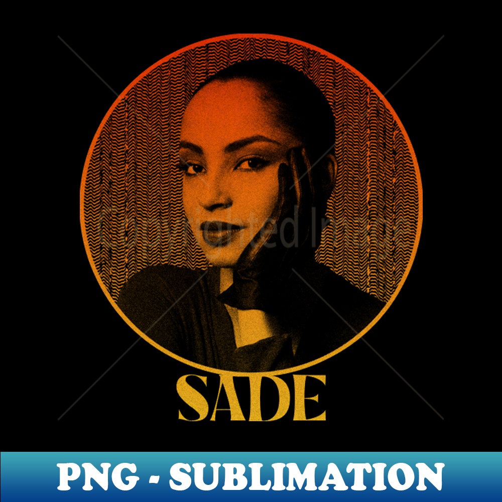Sade Vintage - Color ver - PNG Transparent Sublimation File | Inspire ...