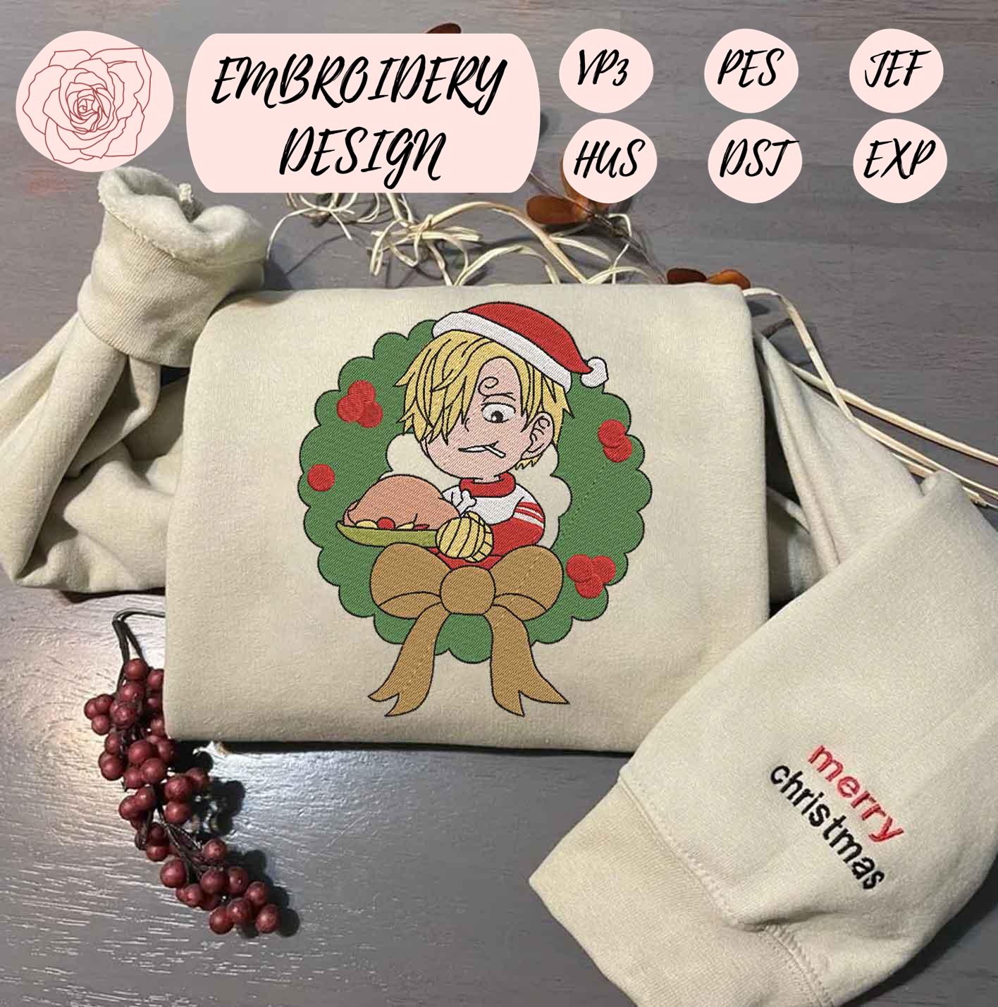 Christmas Embroidery Designs, Anime Embroidery Designs, Insp | Inspire ...