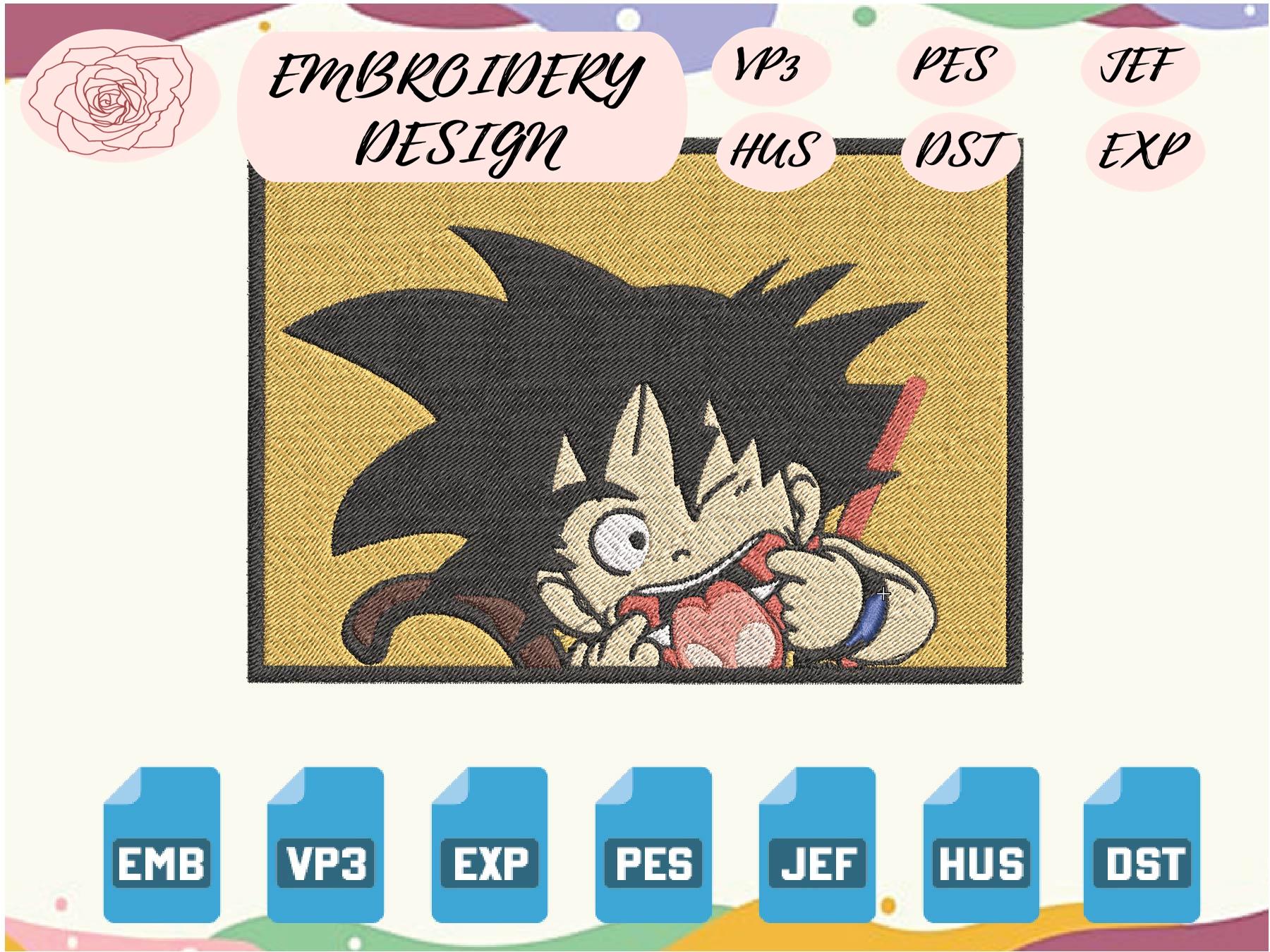 Anime Inspired Embroidery Designs, Machine Embroidery Files - Inspire ...