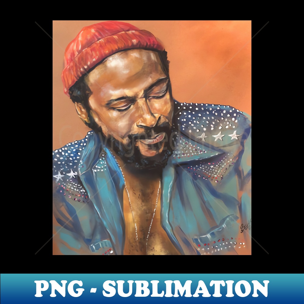 Marvin Gaye - Vintage Sublimation PNG Download - Unleash You | Inspire ...