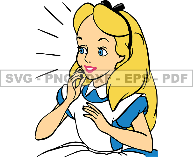Alice in Wonderland Svg, Alice Svg, Cartoon Customs SVG, EPS | Inspire ...