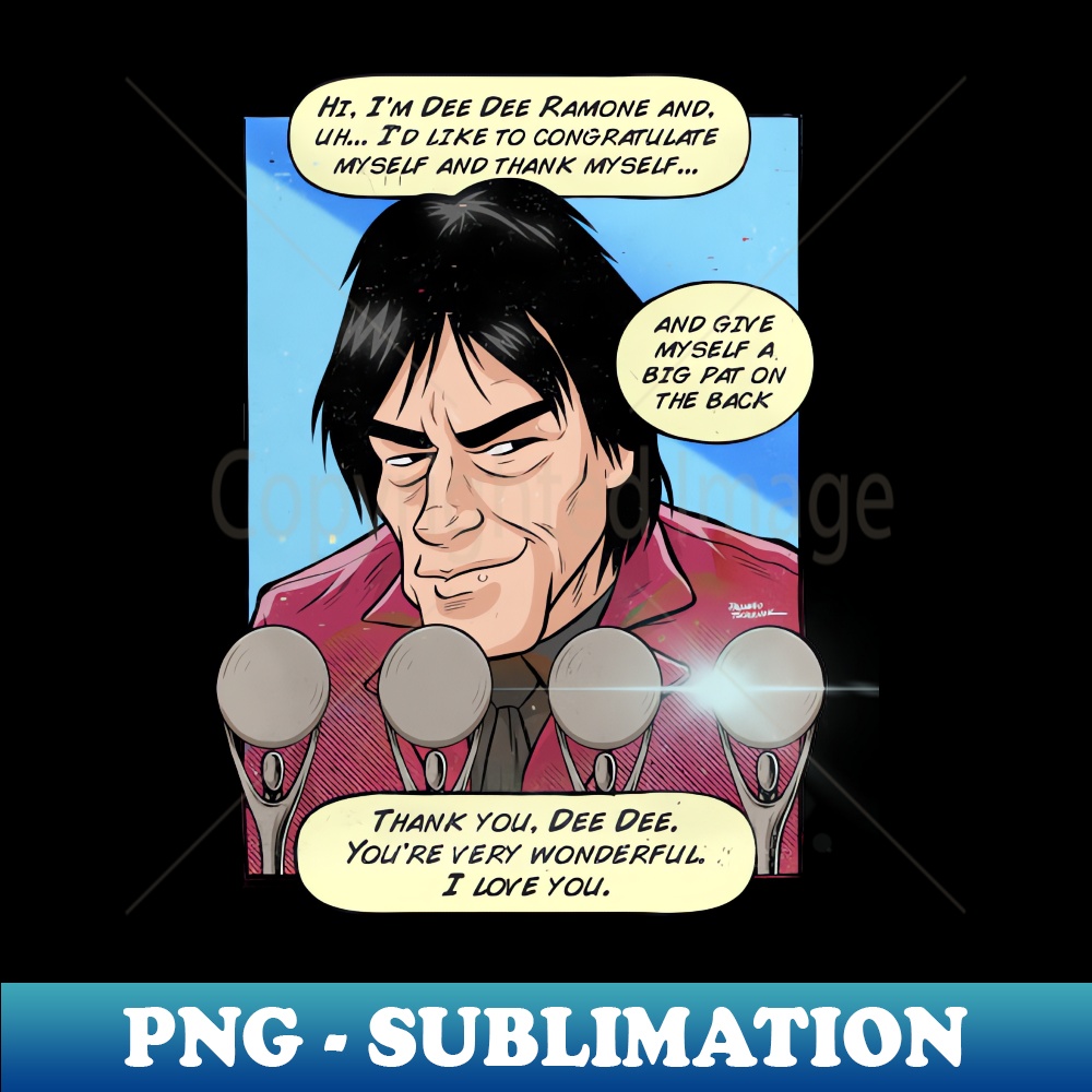 Dee Dee Ramone - Hall of Fame Speech - Premium Sublimation D | Inspire ...