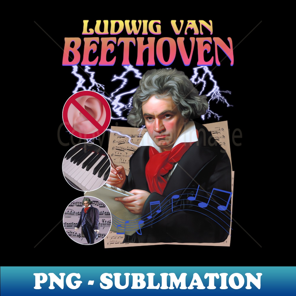 BEETHOVEN RAP TEE Ludwig Van Beethoven Cool Vintage Retro 90 | Inspire ...