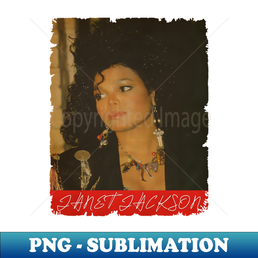 Janet Jackson - Vintage Design - Trendy Sublimation Digital | Inspire ...