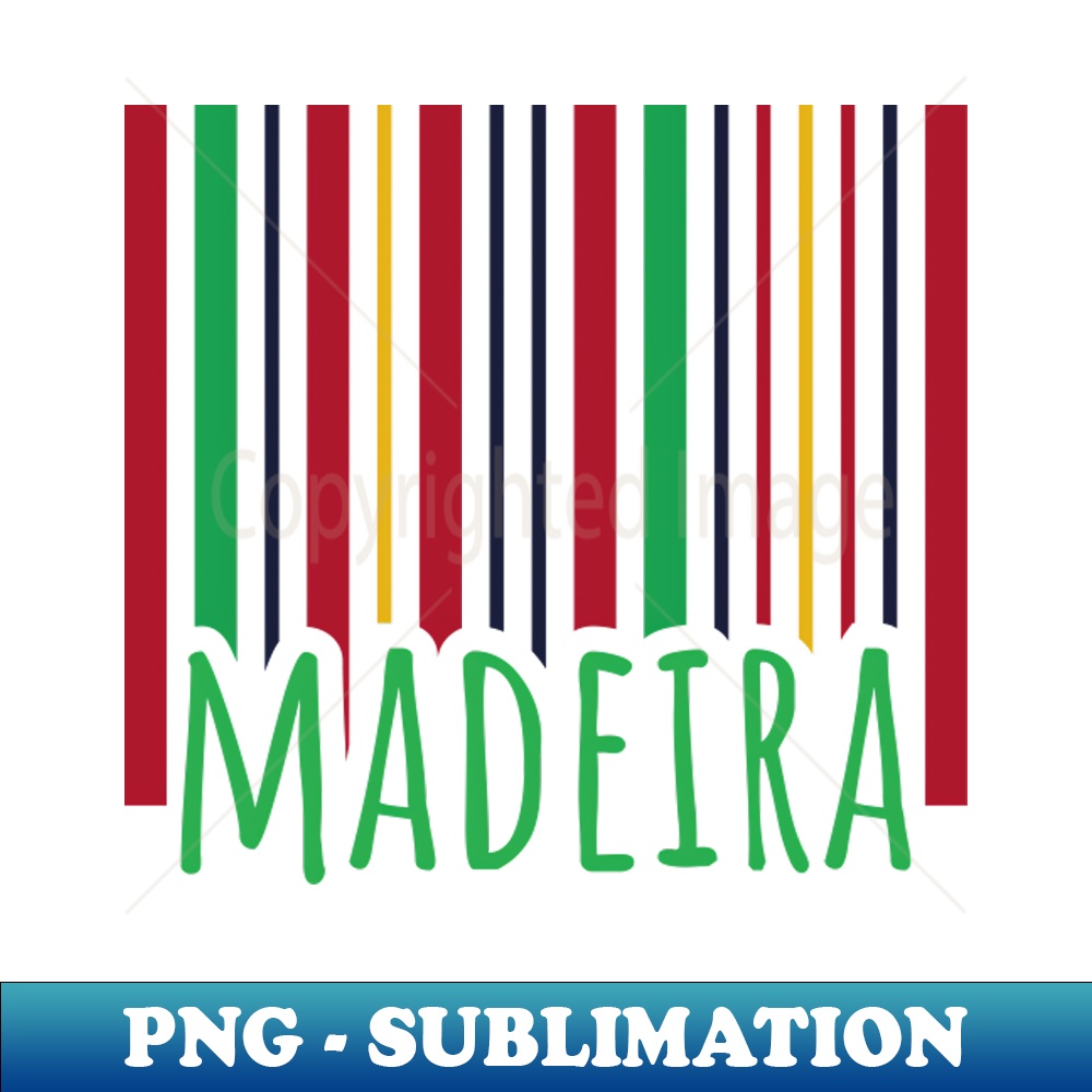 Madeira Portugal barcode design with traditional folk costum | Inspire ...