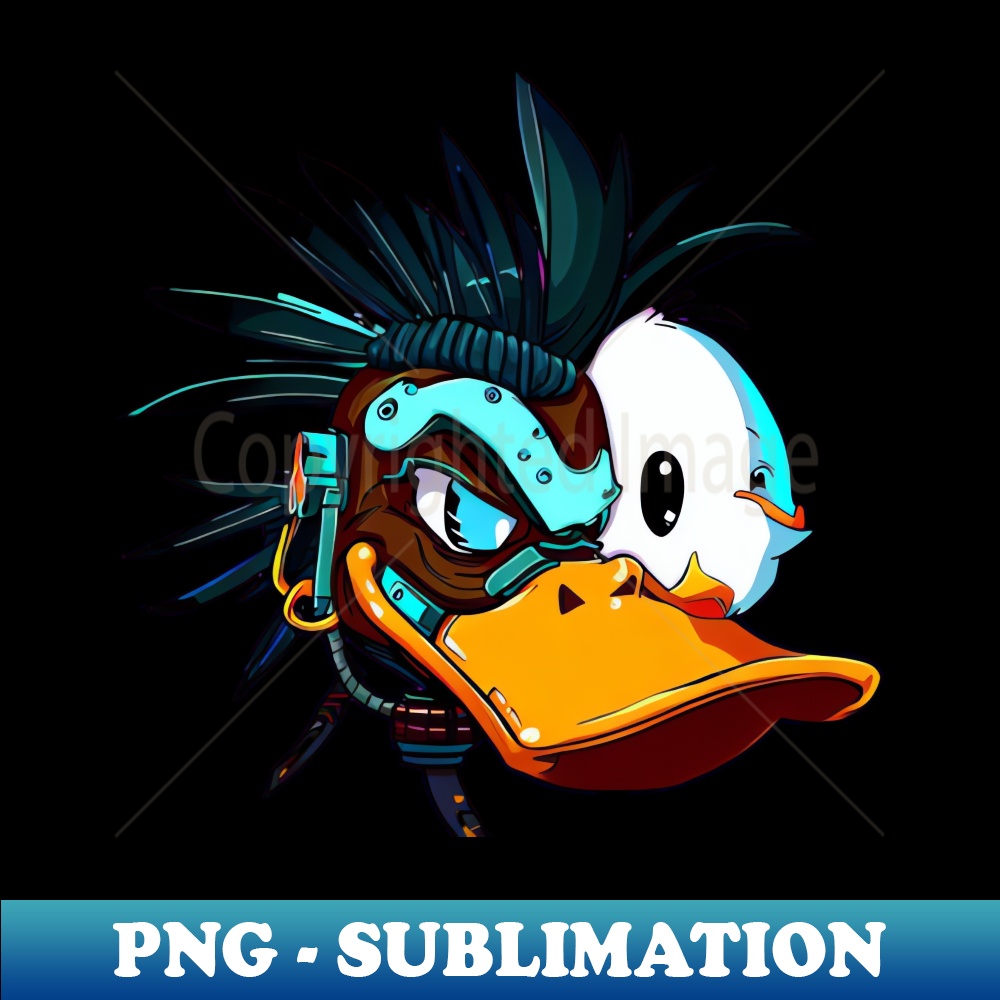 Cyber Duck - PNG Transparent Sublimation File - Stunning Sub | Inspire ...