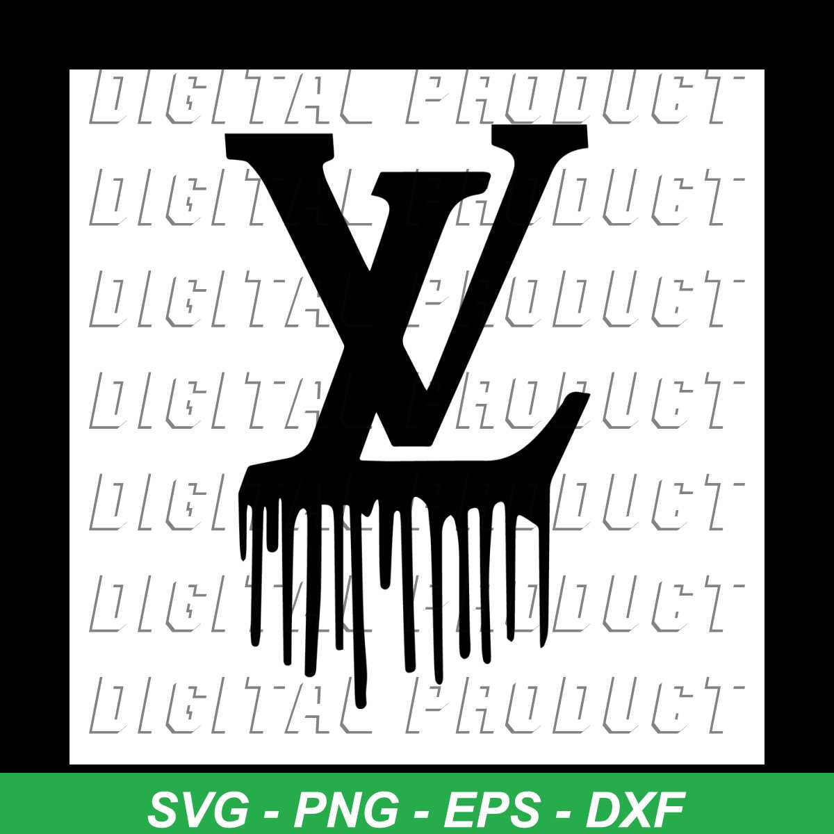 Louis Vuitton Dripping svg,Louis Vuitton logo svg,Louis Vuit | Inspire ...
