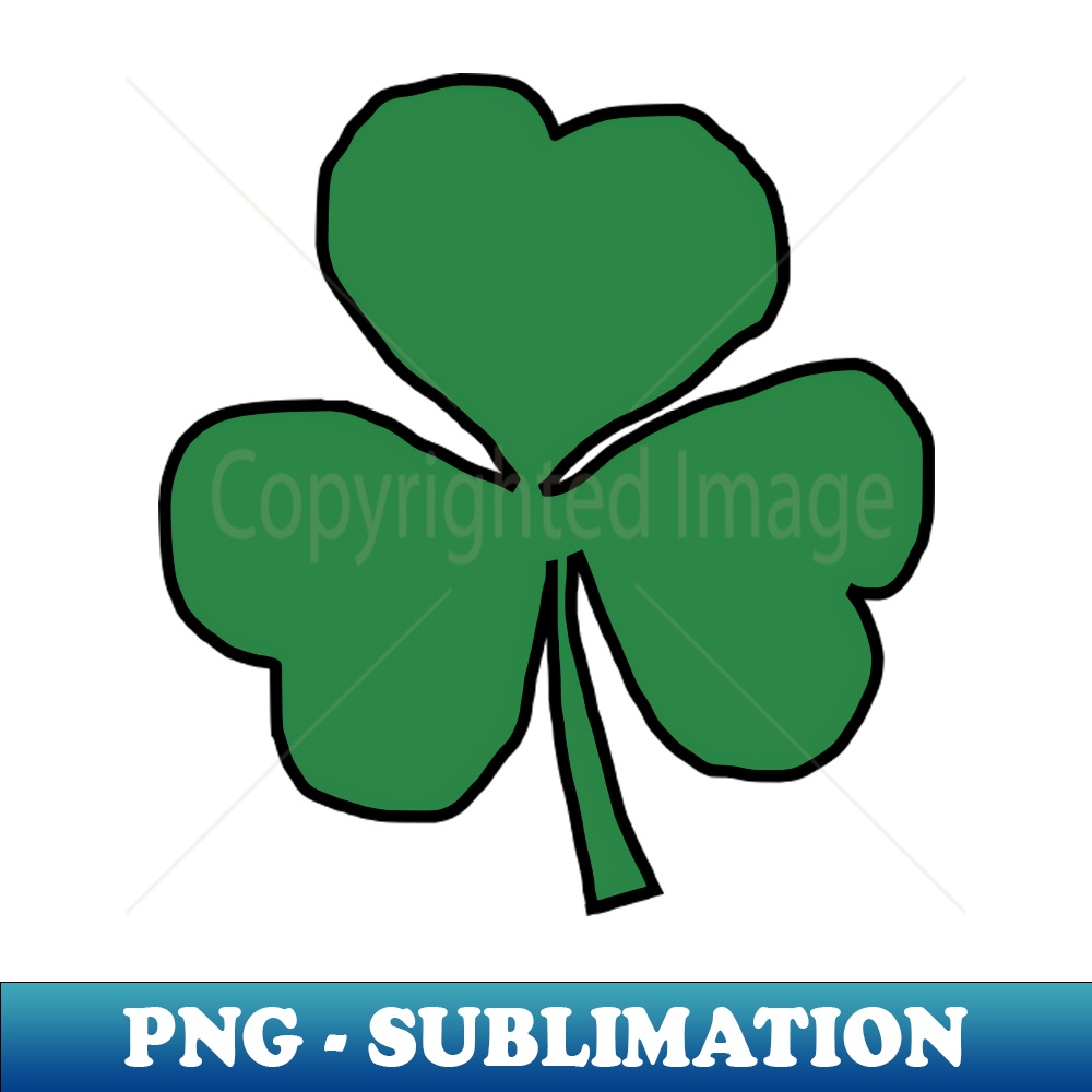 Small Green Shamrock - PNG Transparent Sublimation Design - | Inspire ...