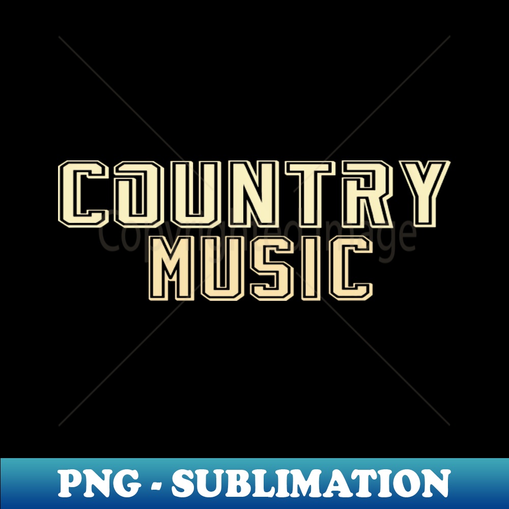 Country Music Logo - Professional Sublimation Digital Downlo - Inspire ...